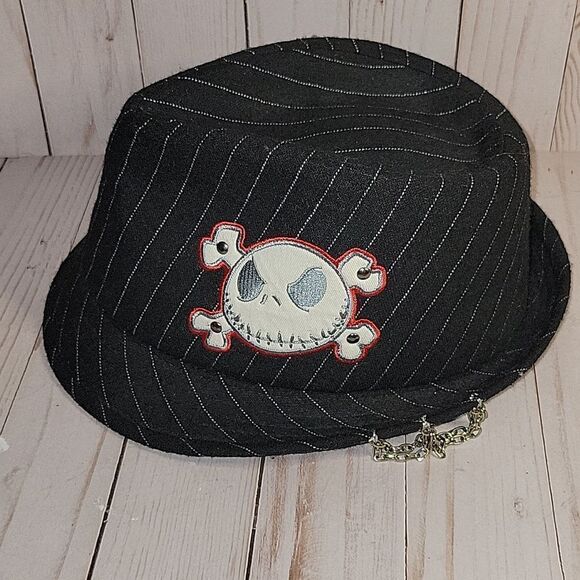 Disney | Accessories | Jack Skellington Disney Wool Fedora Hatml ...